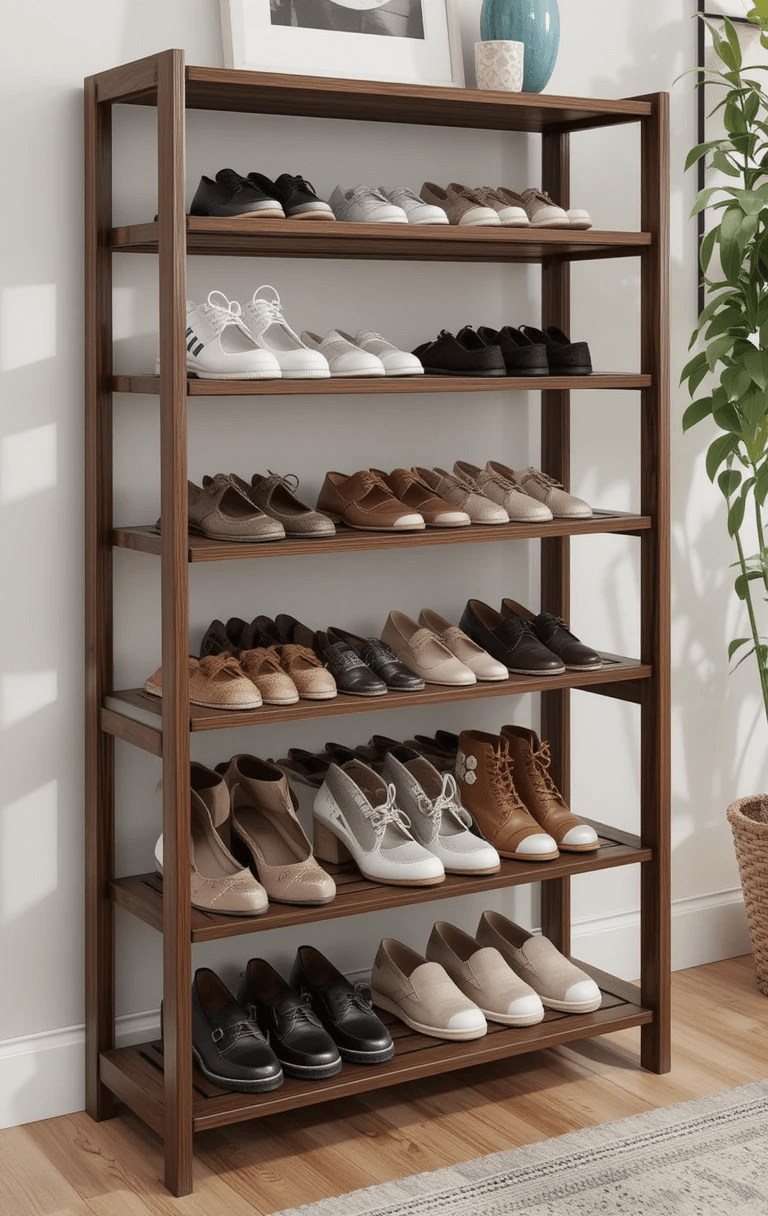 10 Stunning Wooden Shoe Rack Designs for Every Home - Timber Blogger